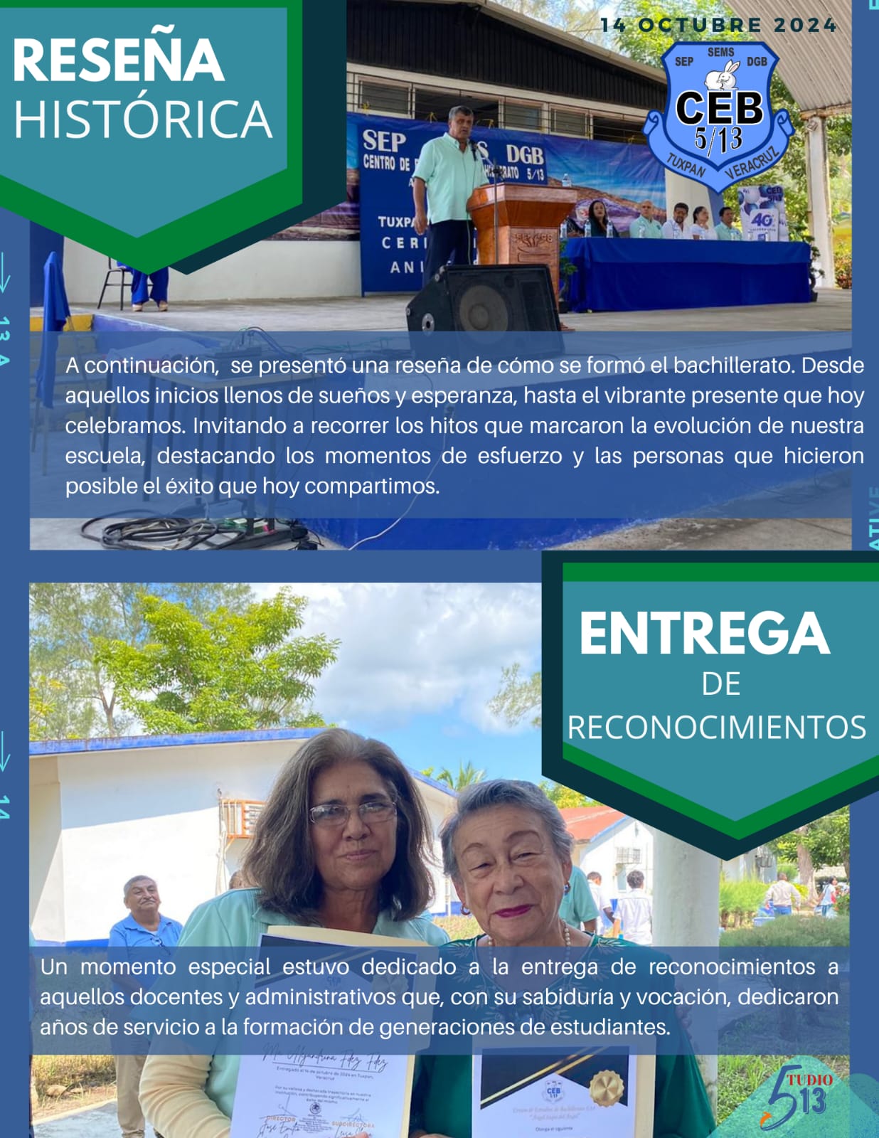 XL aniversario de los CEB's